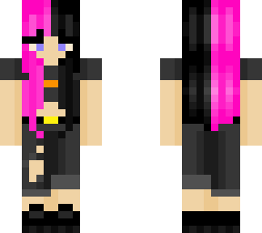 Split dyed hair | Minecraft Skin