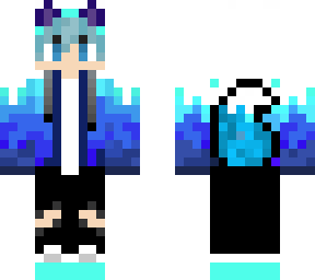 Wolf boy that is cute with ears and tail | Minecraft Skin