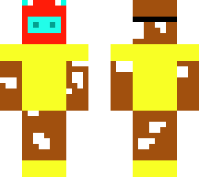 Brown mooshroom with golden armor and classic mooshroom mask ( cowlin ...
