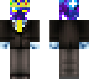 galaxy steve in suit | Minecraft Skin