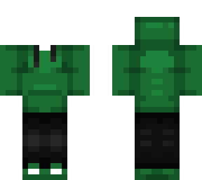 Green Hoodie | Minecraft Skin
