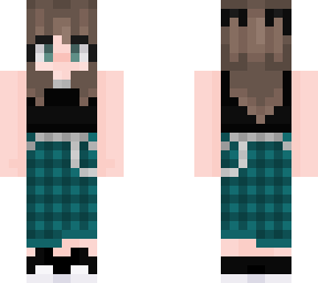 green plaid pants | Minecraft Skin