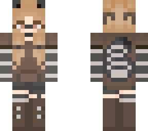 raccoon girl | Minecraft Skins