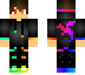 Rainbow Gamer | Minecraft Skin