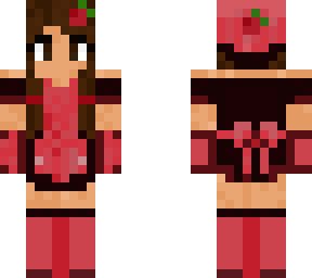 strawberry girl | Minecraft Skin