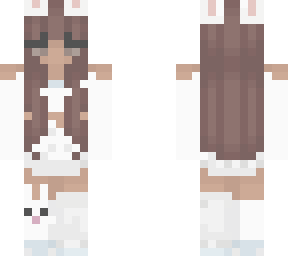 bunny girl / white bunny | Minecraft Skin