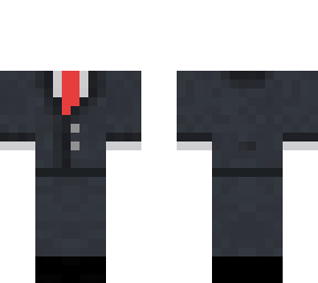 Business Suit Skin Template | Minecraft Skin