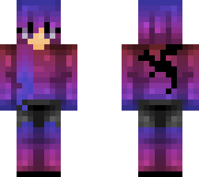 purple pink dragon girl | Minecraft Skins