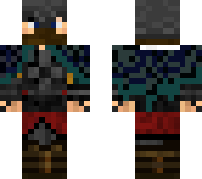 ivar con casco | Minecraft Skin