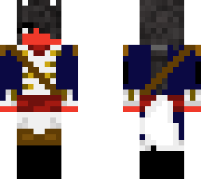 L'manburg uniform Red Alien Girl | Minecraft Skin