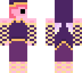 mage pink slime girl | Minecraft Skin