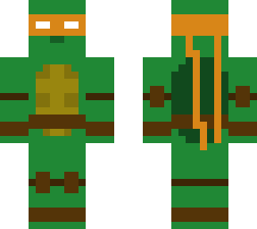 Ninja turtle Mikey/Mike | Minecraft Skin