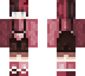 Pink Devil Horns | Minecraft Skin