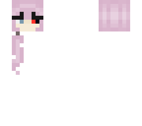 Pink Hair Side Ponytail base | Minecraft Skin