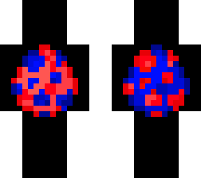 red and blue spawn egg | Minecraft Skin