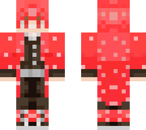 Red Zenitsu | Minecraft Skin