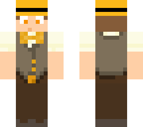 Yellow Tuxedo | Minecraft Skin