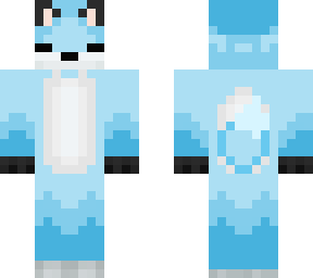 blue fox | Minecraft Skin