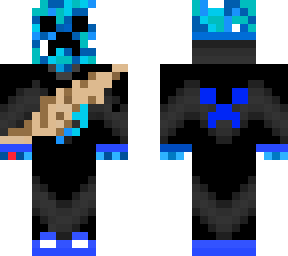 creeper with blood | Minecraft Skin