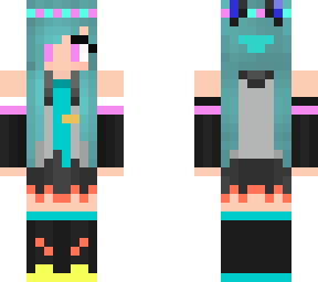cute singer | Minecraft Skin