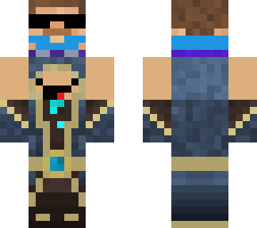 derp wizard holding steve | Minecraft Skin