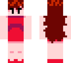 fnf girlfriend | Minecraft Skins