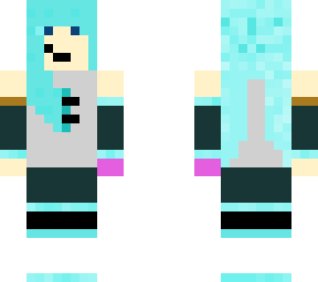 Hatsune Miku just dance version | Minecraft Skin