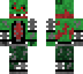 ignited springtrap | Minecraft Skin