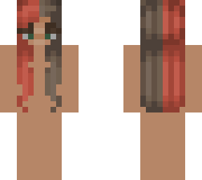 My base w/ red split dye | Minecraft Skin