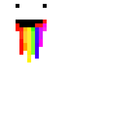 rainbow barf | Minecraft Skin