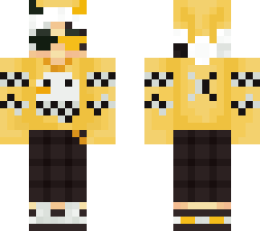 Yellow Demon Dude ( Christmas addition ) | Minecraft Skin