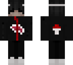 aesthetic boy akatsuki layer | Minecraft Skin