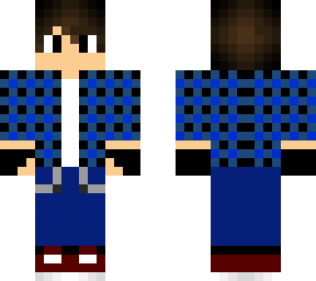 Blue flannel | Minecraft Skin