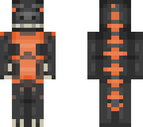 Burning godzilla | Minecraft Skin