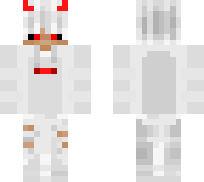 devil horns (white edit) | Minecraft Skin
