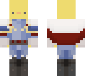 Duck in Technoblade's Knight Armor | Minecraft Skin