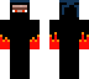 fire ninja | Minecraft Skin