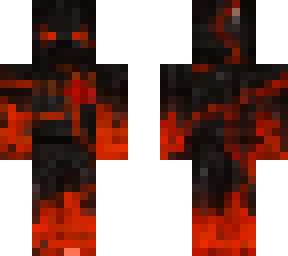 Fire Steve | Minecraft Skin