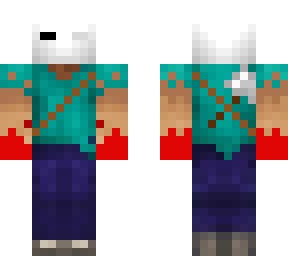 I put Hamburger in the skin grabber | Minecraft Skin