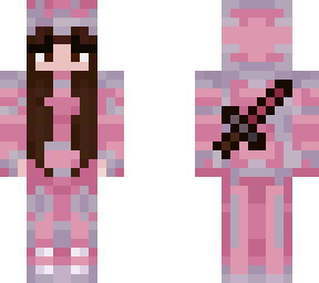 Pink knight | Minecraft Skin