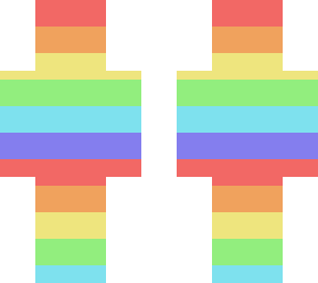 Rainbow Pride Flag Skin | Minecraft Skin
