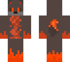 Reupload of Nether Wolf | Minecraft Skin