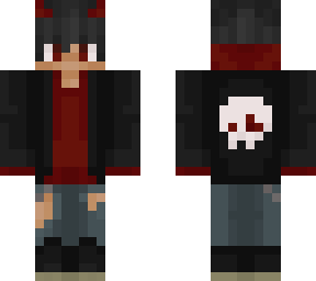 skull jacket | Minecraft Skin