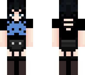 Space Invader Goth Ch0erry (No Fishnets stockings) | Minecraft Skin