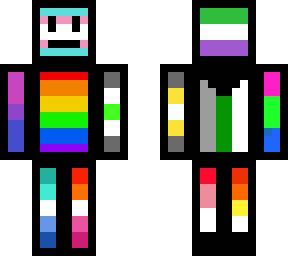 Walking Pride Flag | Minecraft Skin