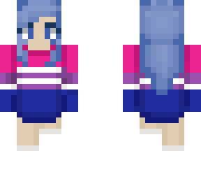 Bi Flag lightblue__ | Minecraft Skin