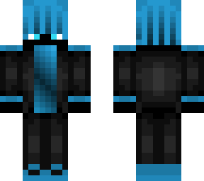 black and blue | Minecraft Skin