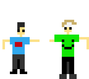 dream and george | Minecraft Skin