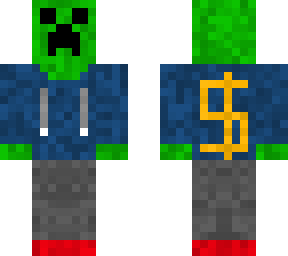 Drip creeper | Minecraft Skin