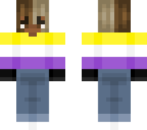 NON-BINARY PRIDE!! | Minecraft Skin